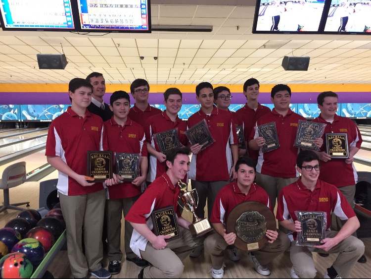 Chaminade Bowling Team Captures the CHSAA League Title Trophy!